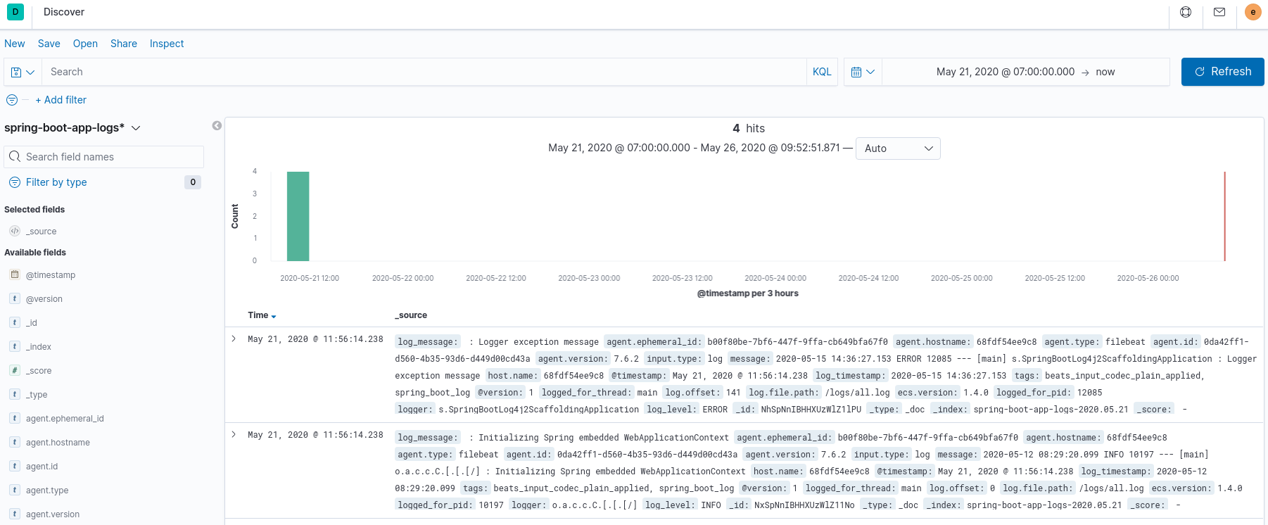 Spring Boot Log4j 2 Scaffolding Demo Project For A Spring Boot Using Log4j2 And Elastic Stack